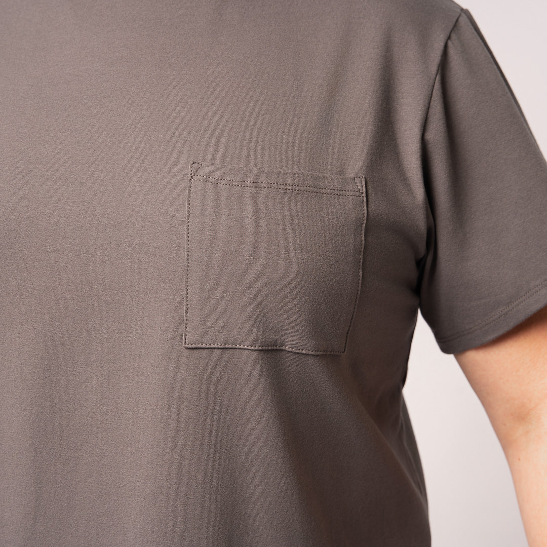 Pocket - Midnight Grey | Mens Pocket Tee | One Bone Brand