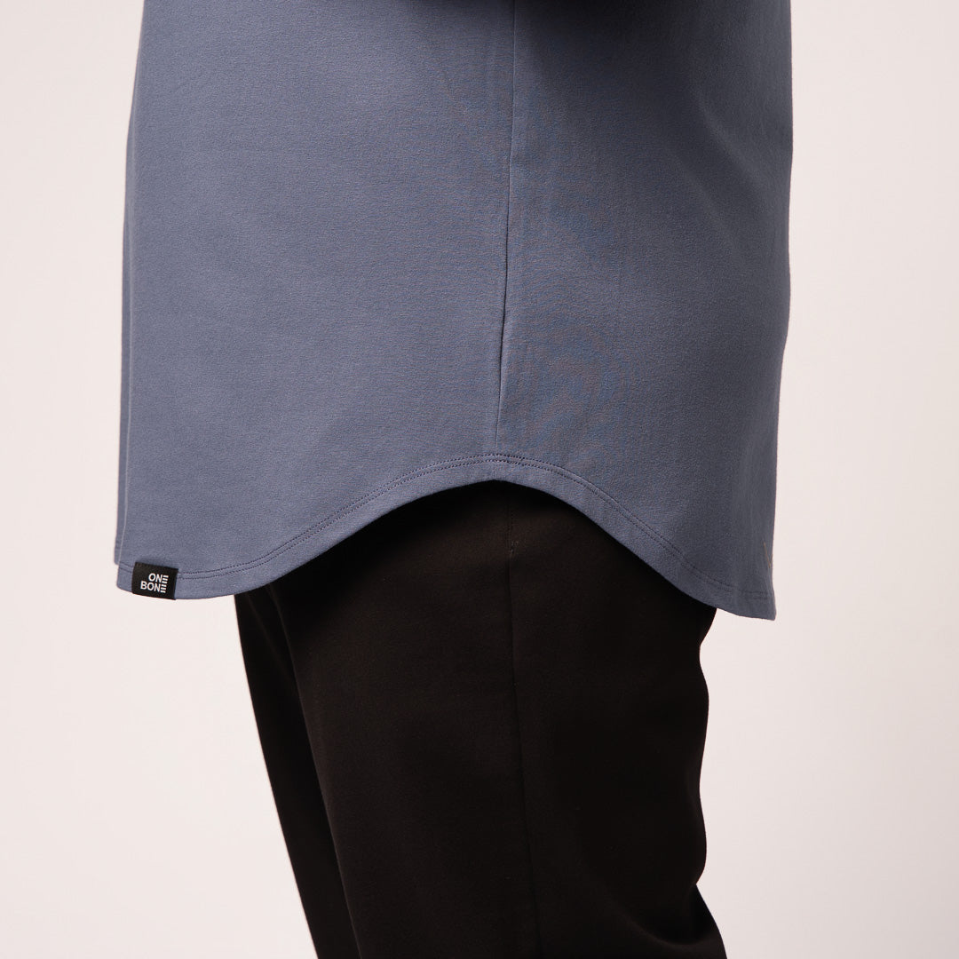 Scoop - T-Shirt - Evening Blue | Mens Tshirt | One Bone Brand