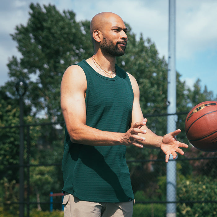 Bullet Tank Top - Forest Green | Men's Tank Top | One Bone Brand