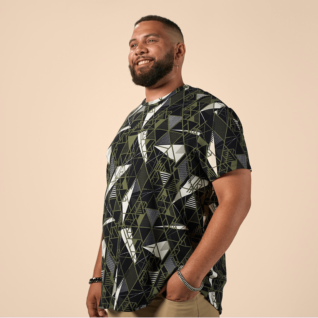 Dark Geo Bullet Tee | Mens Tee | One Bone Brand