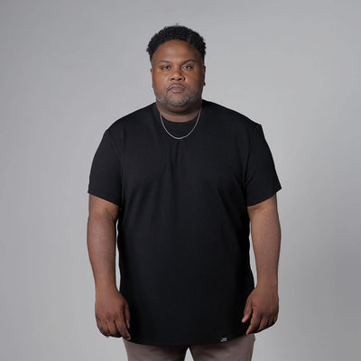 Split Hem Bullet Tee - Black | Men's Top | One Bone Brand