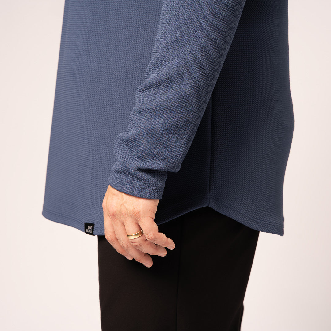 Bullet L/S - Evening Blue | Mens Long Sleeve | One Bone Brand